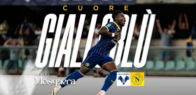 Verona, Daniel Mosquera è il primo vincitore di “Cuore gialloblù”: gli ...